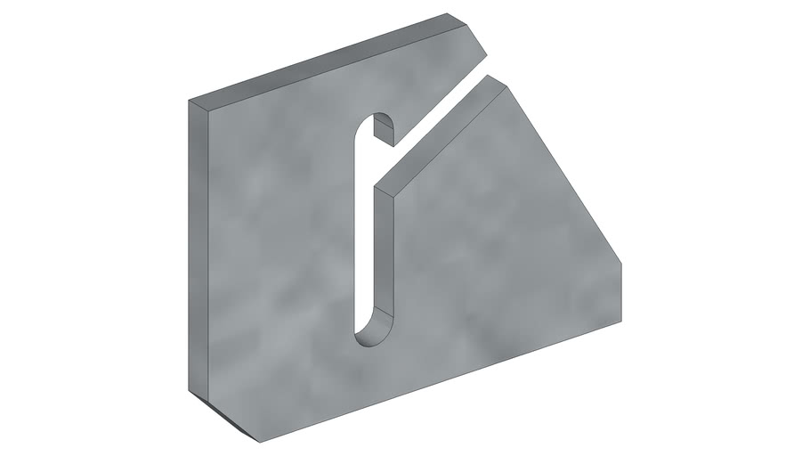 Chain latch plate | 3D Warehouse