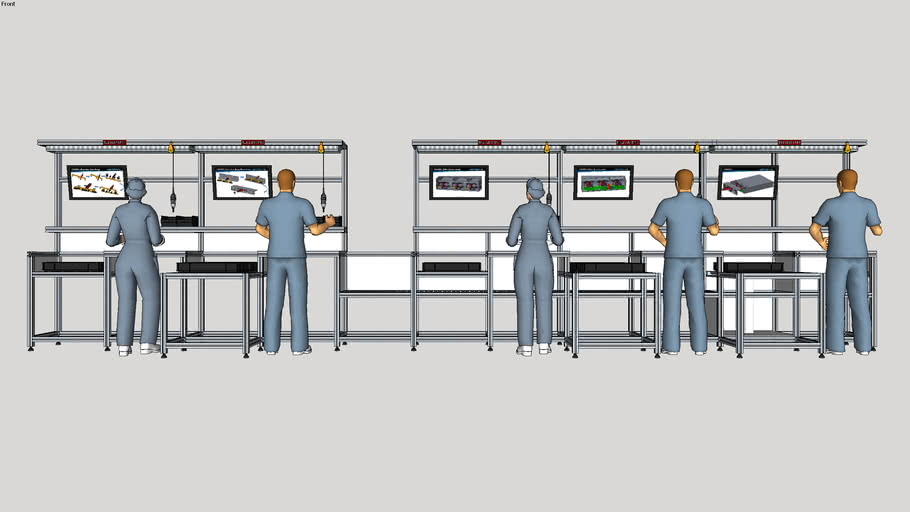 assembly line | 3D Warehouse