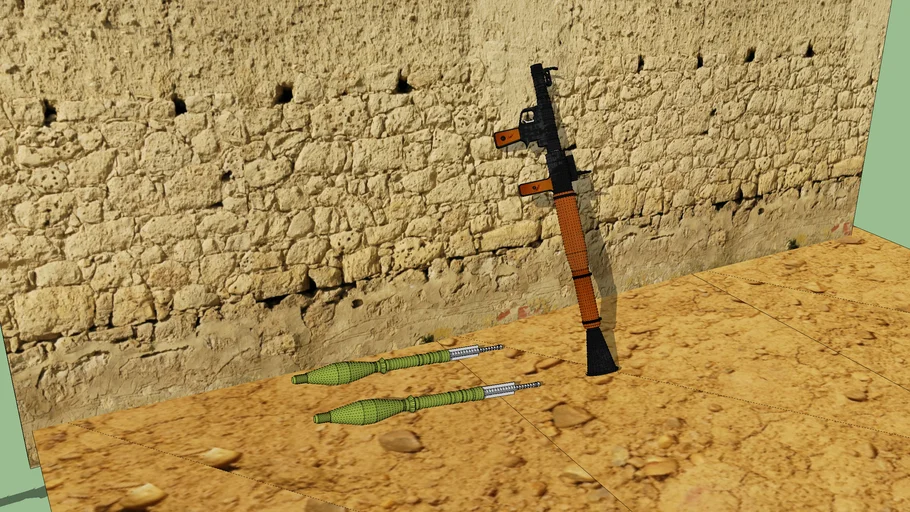 RPG-7 with textures | 3D Warehouse