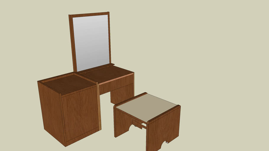 make up table | 3D Warehouse
