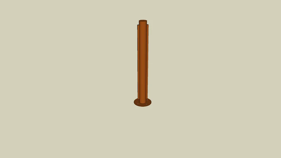 deck rail post | 3D Warehouse