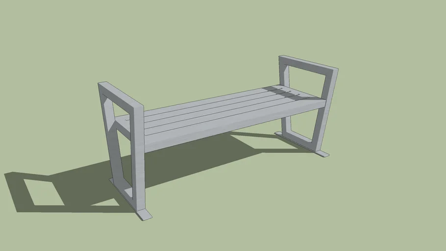 Bench 01 | 3D Warehouse
