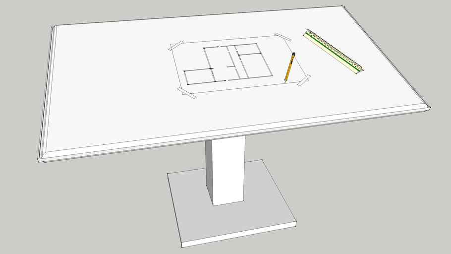 Drafting table | 3D Warehouse
