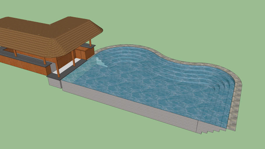 Bar and Pool Bali | 3D Warehouse