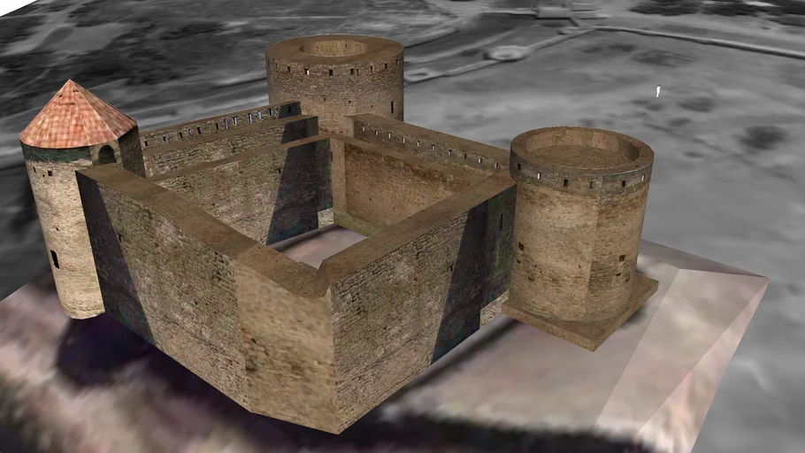 Citadel of the fortress in Belgorod-Dnestrovsky, Ukraine | 3D Warehouse