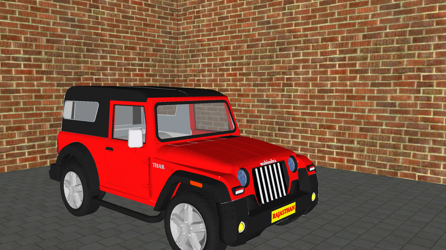 Mahindra thar new model | 3D Warehouse