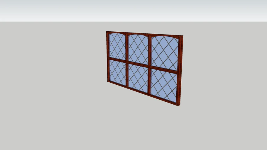 Simple leaded window | 3D Warehouse