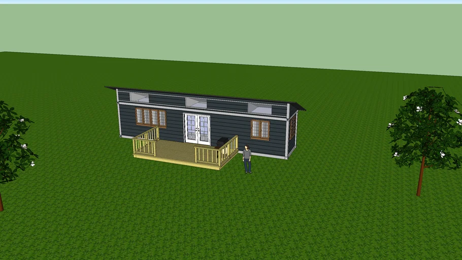 single storage container house | 3D Warehouse