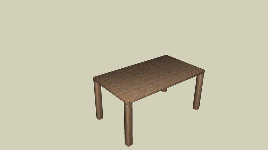 eettafel | 3D Warehouse