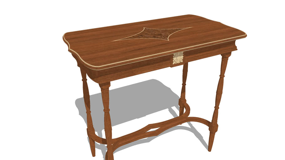 Library Table | 3D Warehouse