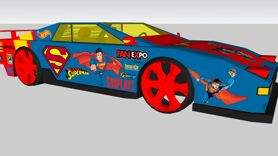 DC Comics Superman Car (UPDATED) | 3D Warehouse