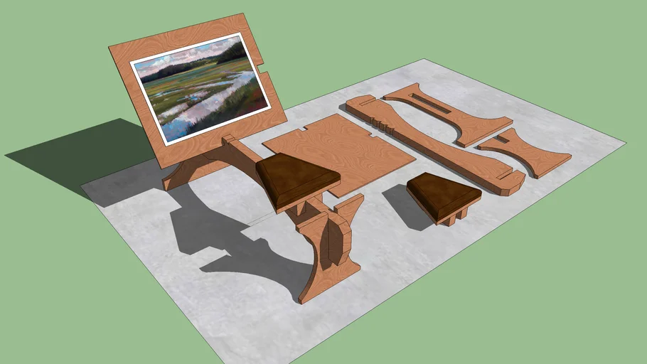 ARTIST'S BENCH | 3D Warehouse