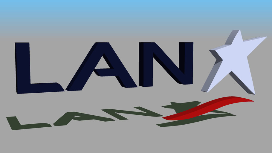 LAN Airlines logo (2004) | 3D Warehouse