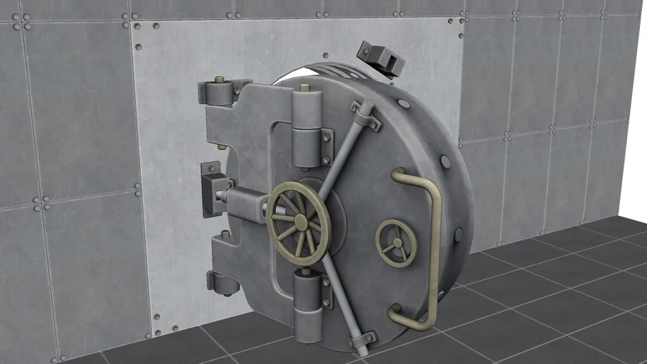 Bank Vault Strongroom Door 3D Warehouse, 60% OFF