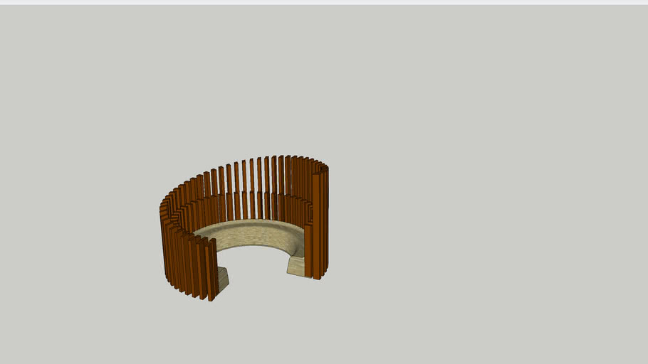Circular Seating | 3D Warehouse
