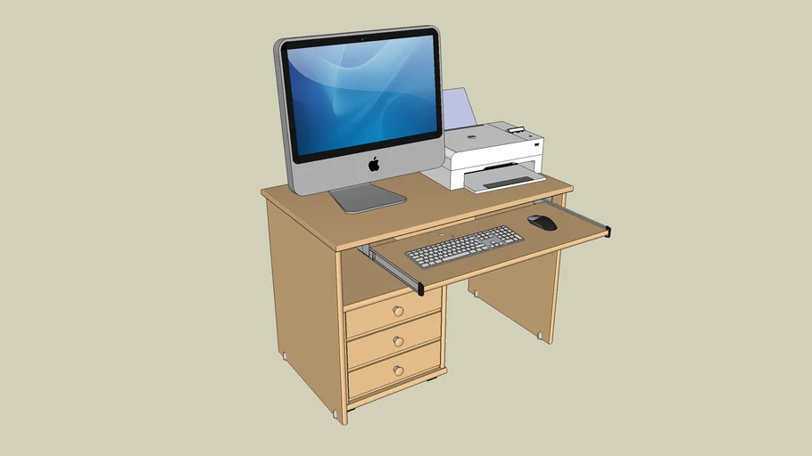 Office desk | 3D Warehouse