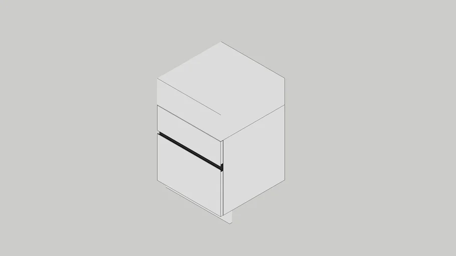 Lines Base Storage D60 H63 T4 W60 | 3D Warehouse