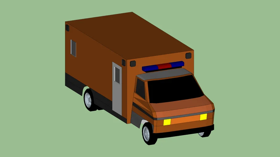 Small Ambulance | 3D Warehouse