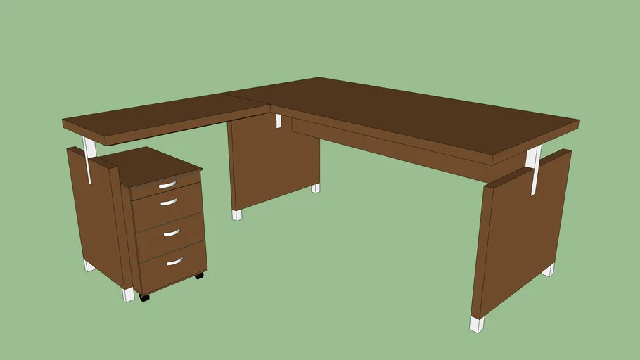 Executive desk | 3D Warehouse