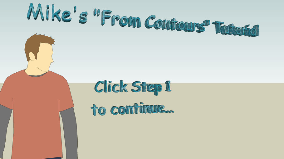 Mike's 'From Contours' Tutorial | 3D Warehouse