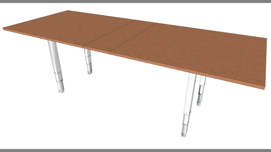 FRMA-4-SRD-CONFERENCE TABLE W/ LEAF | 3D Warehouse