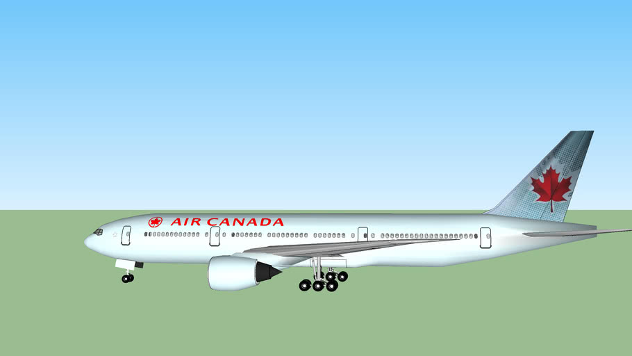 First Ever Air CAnada 777-200LR on the WAREHOUSE!!!!!!!!!!! | 3D Warehouse