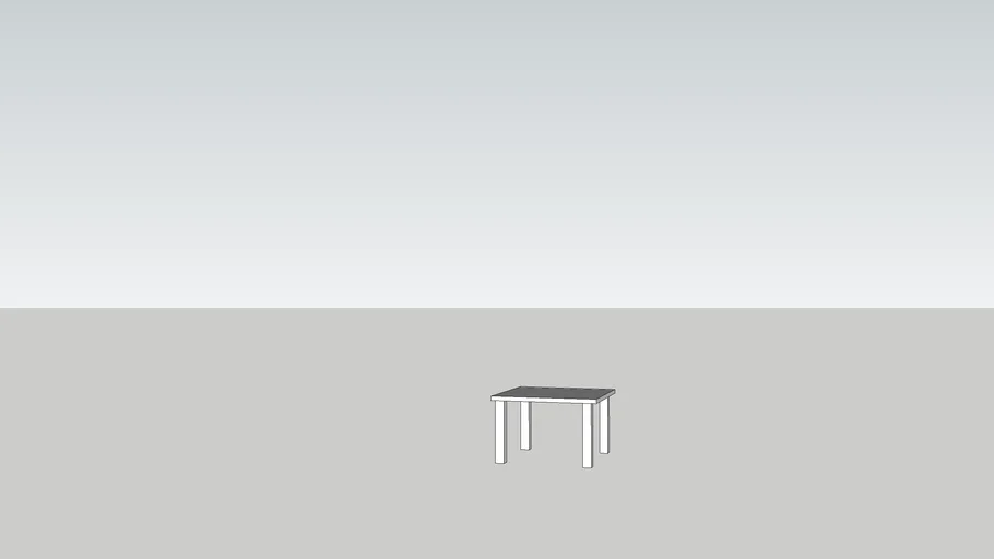 table simple | 3D Warehouse