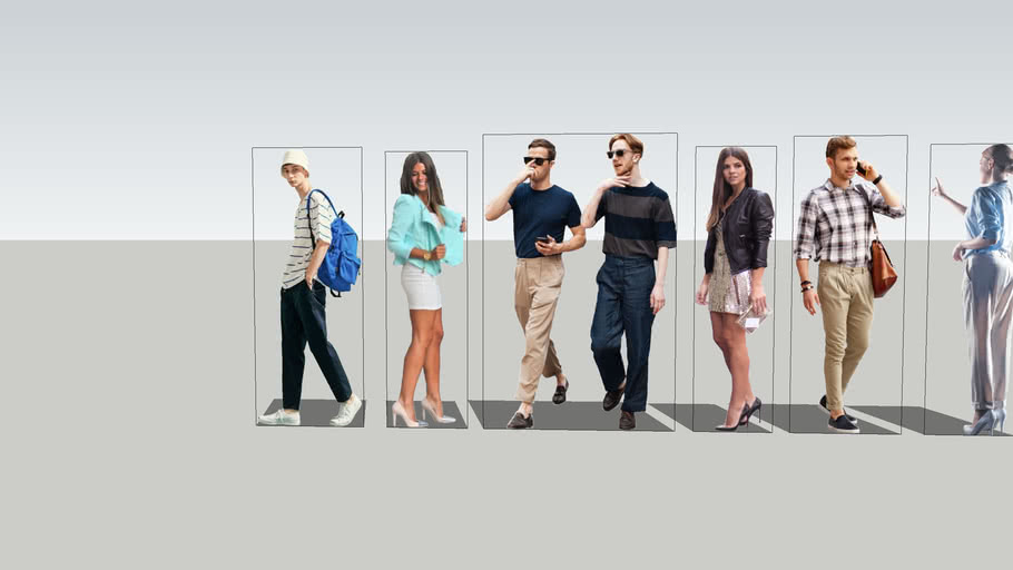 2D People | 3D Warehouse