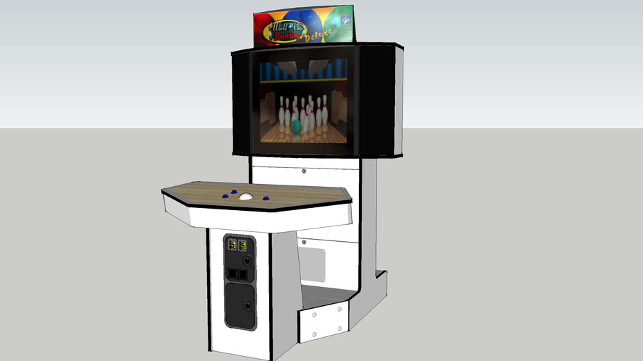 World Class Bowling Deluxe arcade game (Showcase) | 3D Warehouse