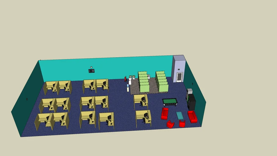 LARGE office block | 3D Warehouse