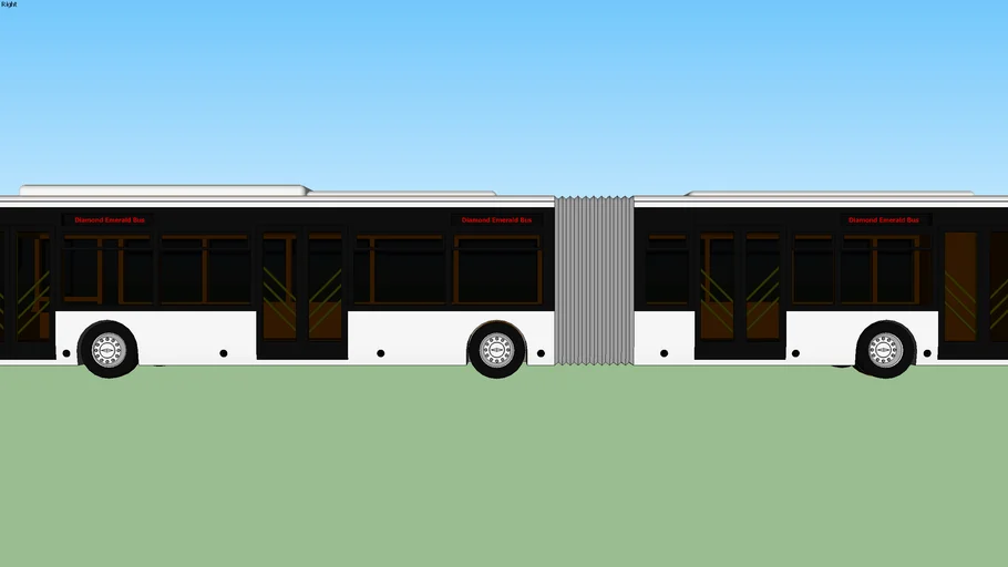 Diamond Emerald G Luxury Bus | 3D Warehouse