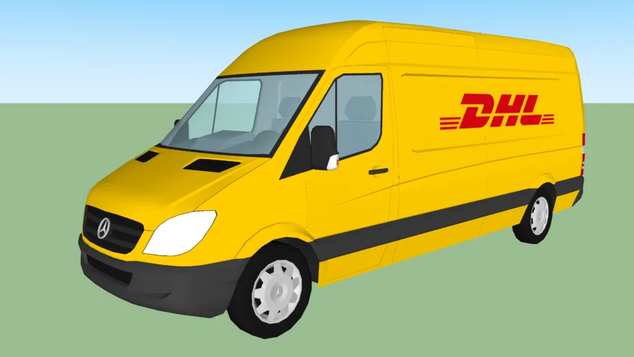 Mercedes Sprinter ' DHL ' | 3D Warehouse