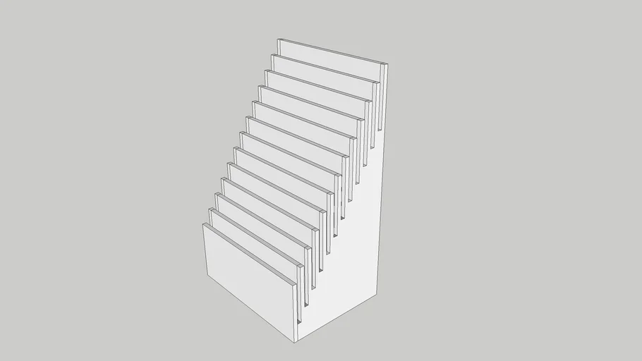 Expositor de Pisos MDF | 3D Warehouse