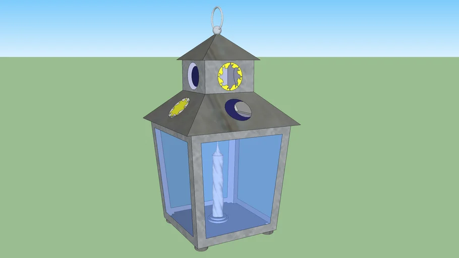 Lantern with candle | 3D Warehouse