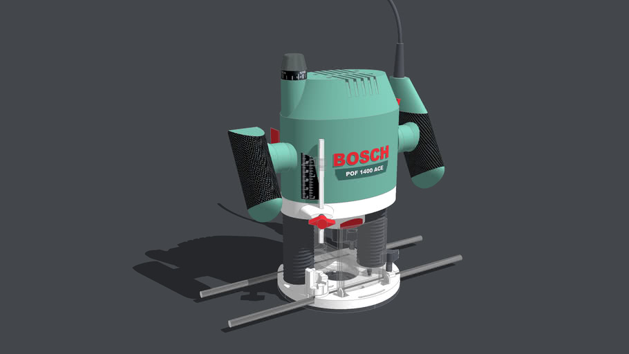 BOSCH POF-1400-ACE PLUNGE ROUTER | 3D Warehouse