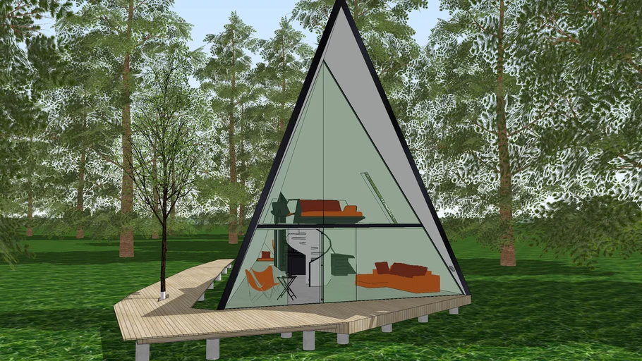 Tent Cabin | 3D Warehouse