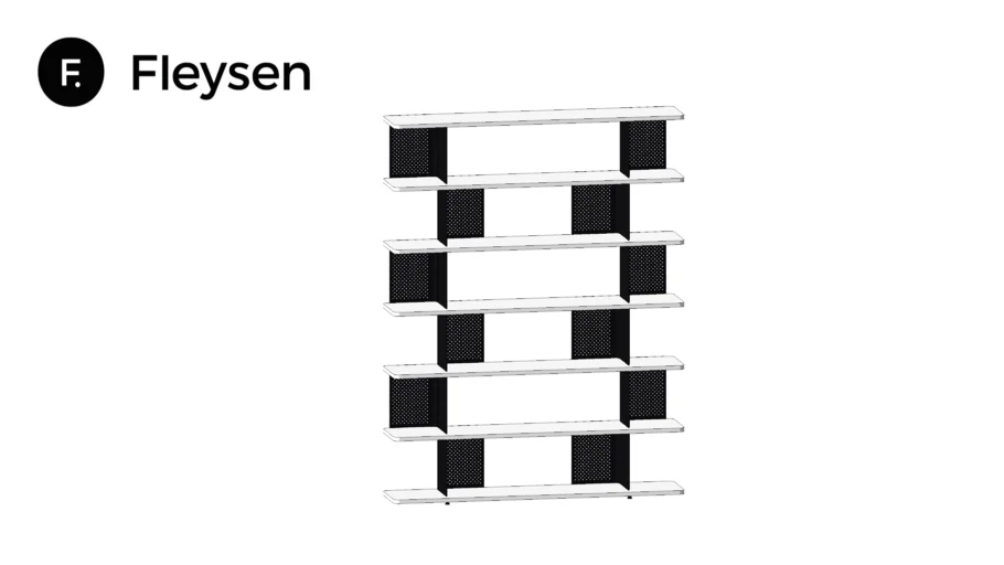 Fleysen Bookshelf #1817 V | 3D Warehouse