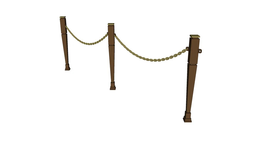 Rope Barrier 3D Warehouse, 51% OFF | brunofuga.adv.br