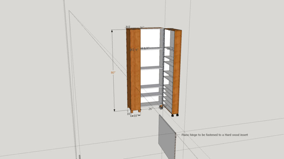 Pantry cabinet | 3D Warehouse