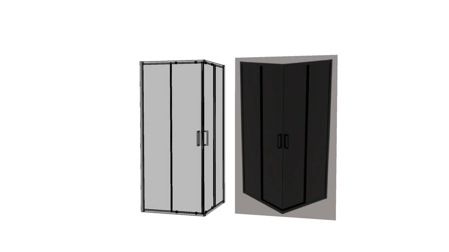 shower partition | 3D Warehouse