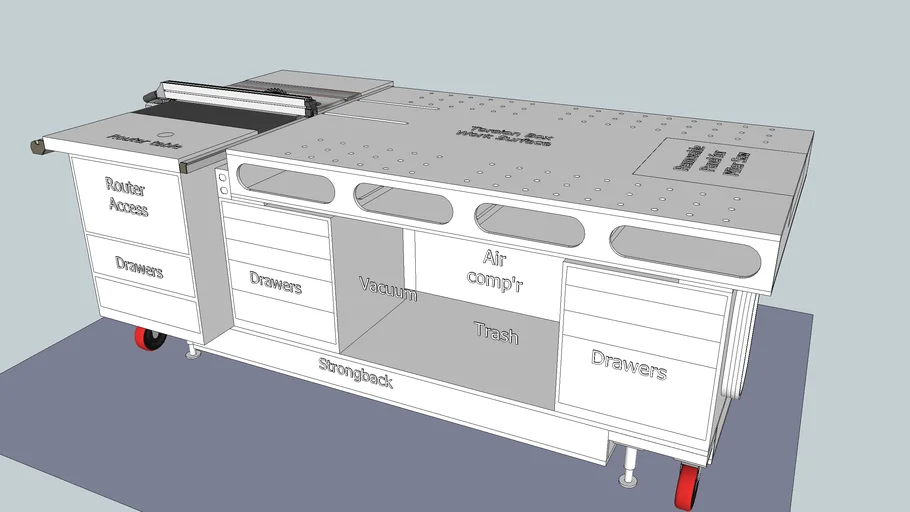 Ultimate work bench | 3D Warehouse