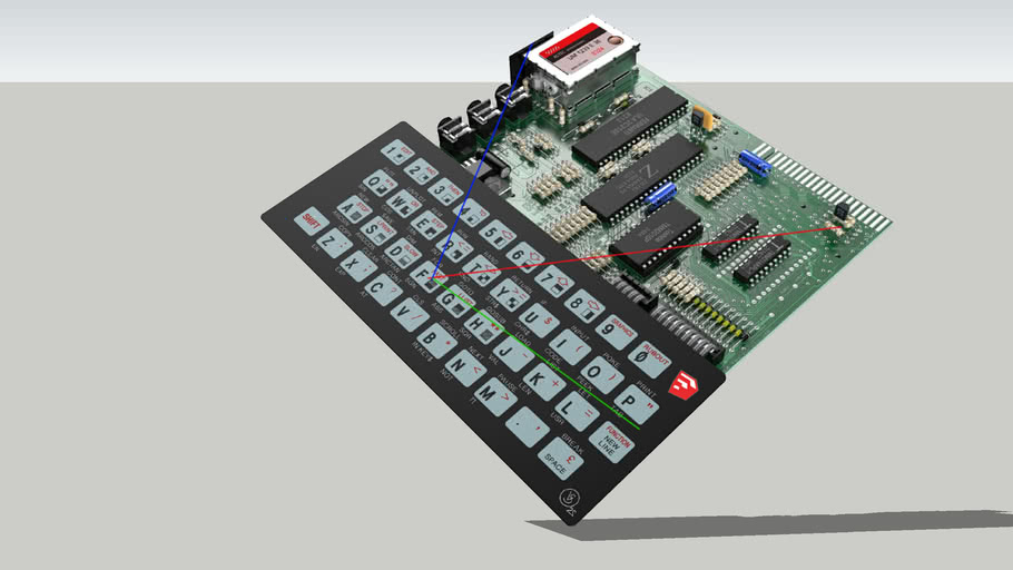 ZX81 motherboard | 3D Warehouse