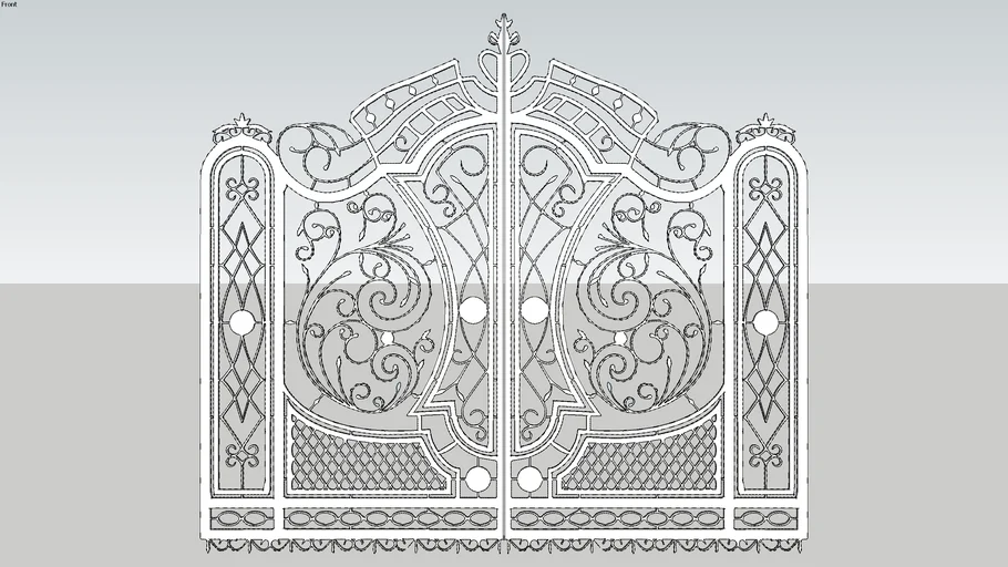 PAGAR CLASIK | 3D Warehouse