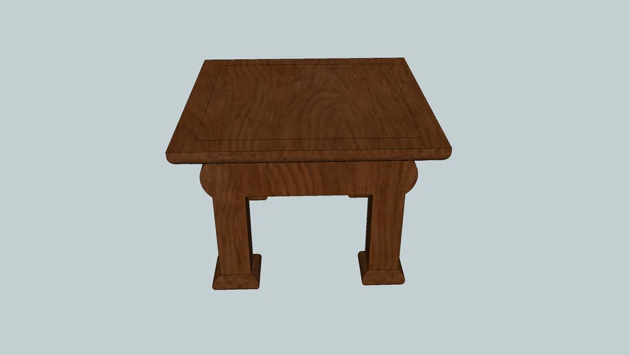 Wooden Side Table | 3D Warehouse