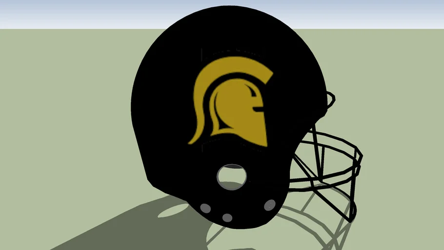 Waterloo Warriors football helmet | 3D Warehouse