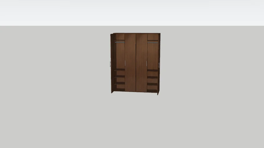 wooden wardrobe | 3D Warehouse