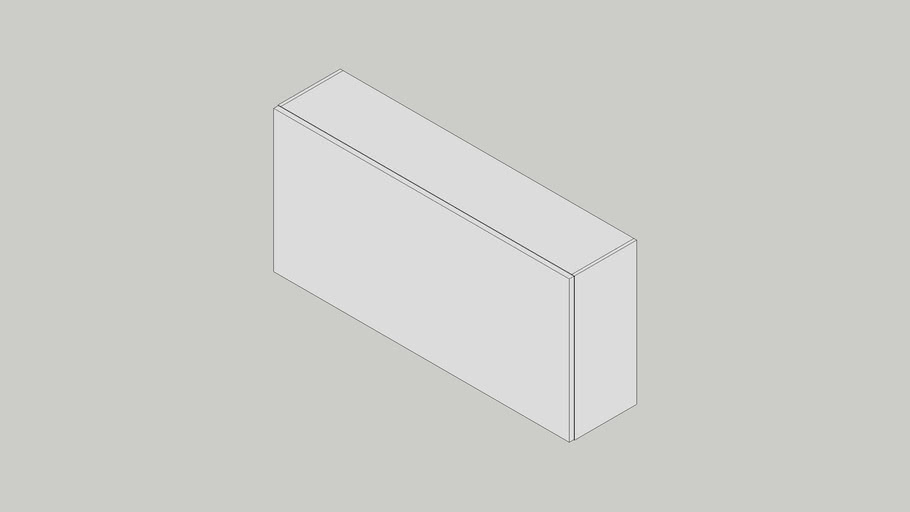 Lines Wall_unit D34 H72 T1 W150 | 3D Warehouse