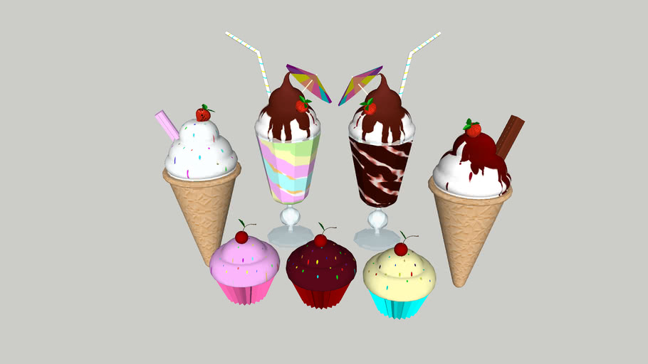 Ice cream | 3D Warehouse