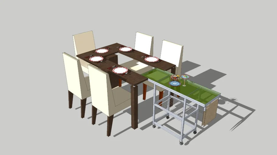 dining table | 3D Warehouse