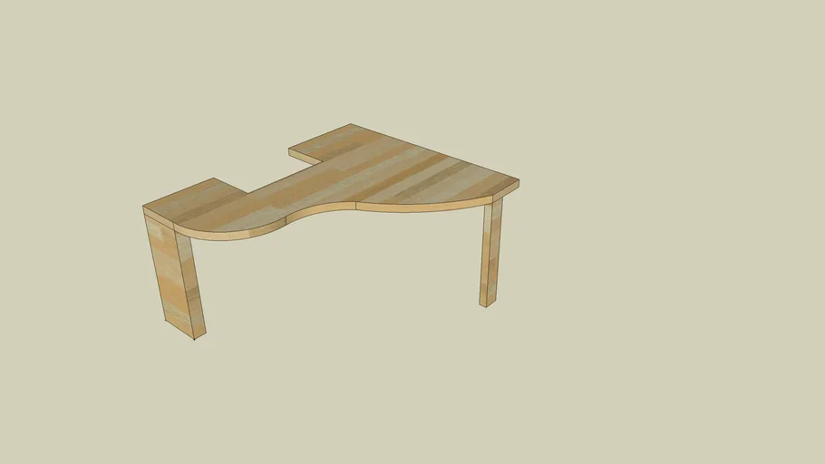 mesa curva | 3D Warehouse